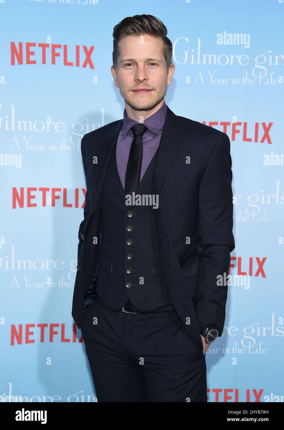 Matt Czuchry arrives at the Premiere Of Netflix's ''Gilmore Girls: A ...
