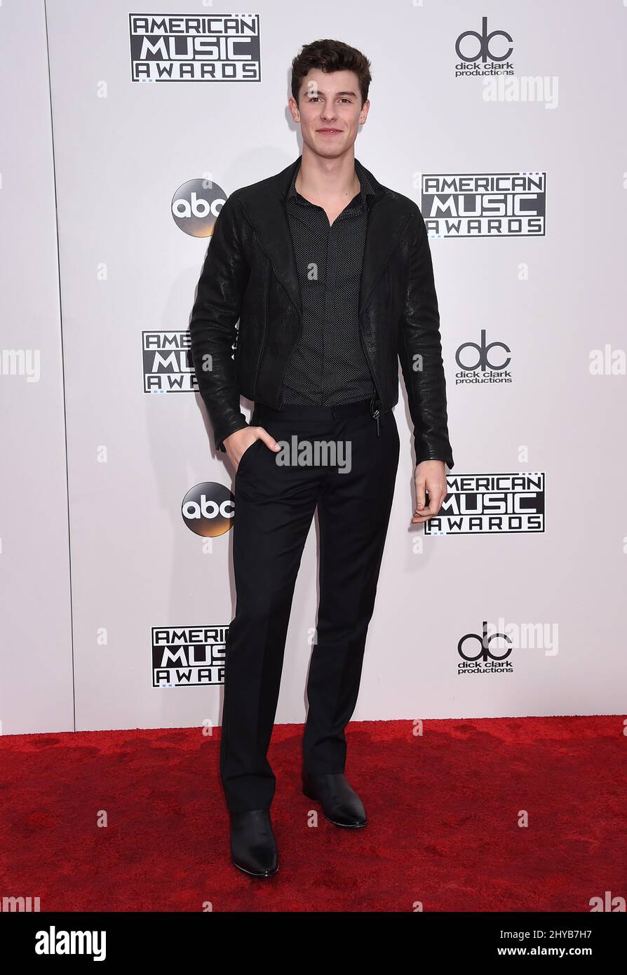 Shawn Mendes arriving for The 44th Annual American Music Awards held at ...