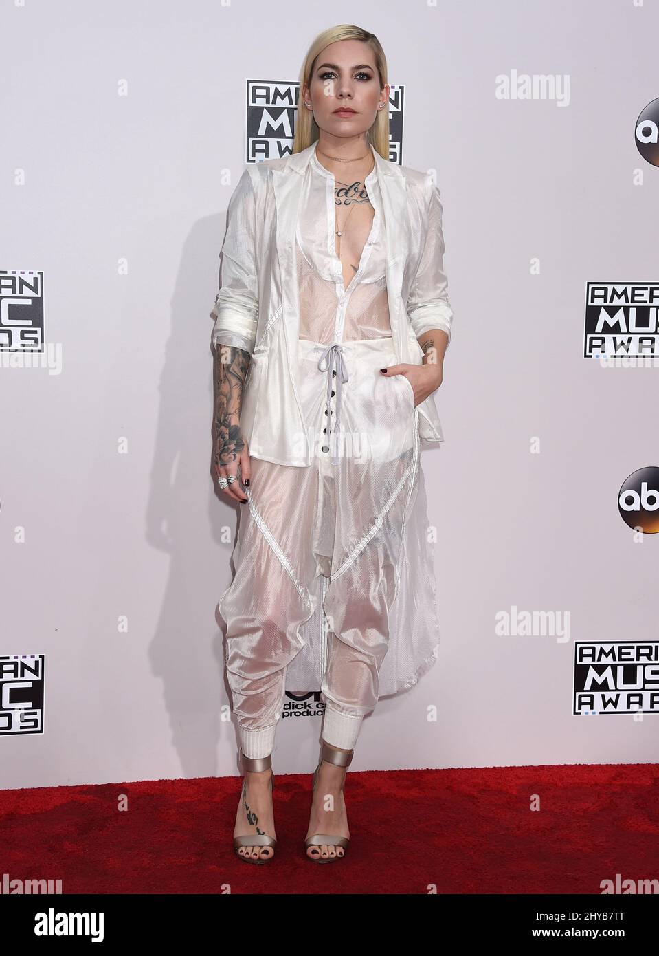 Skylar Grey arriving for The 44th Annual American Music Awards held at ...