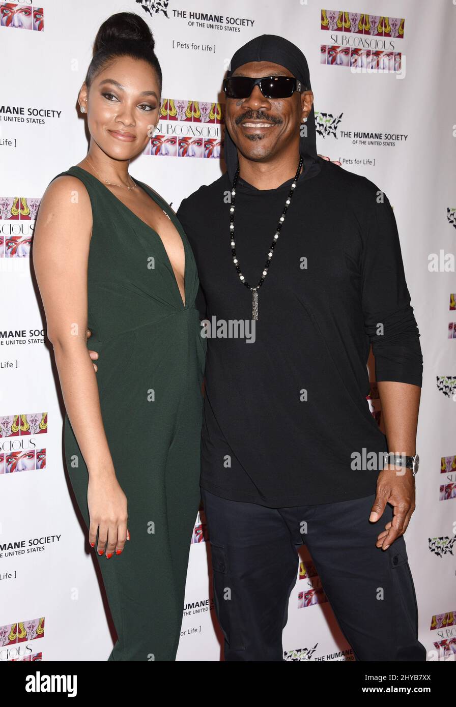 Bria Murphy and Eddie Murphy attending the "SUBCONSCIOUS" by Bria ...