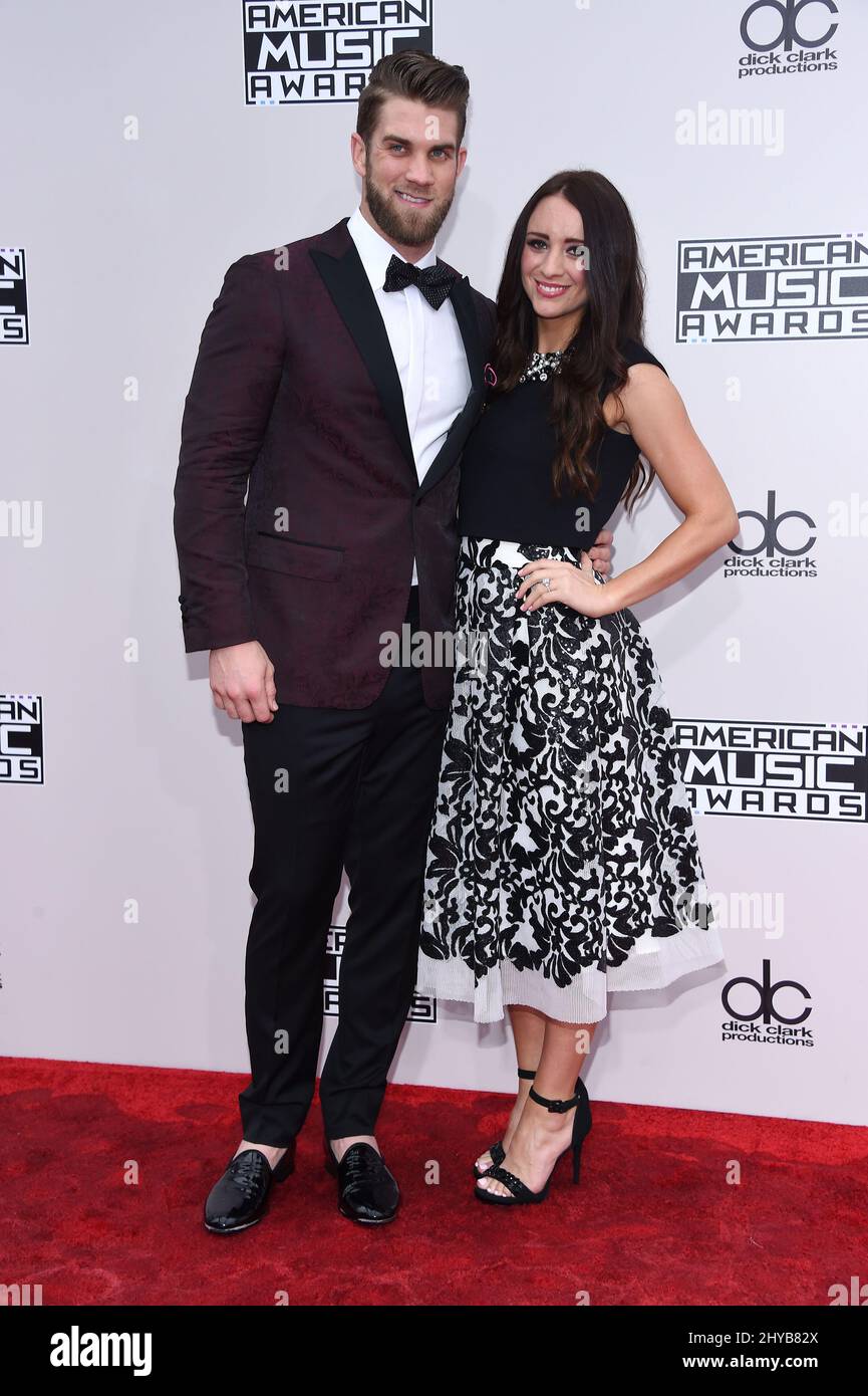 Bryce Harper arriving for The 44th Annual American Music Awards held at ...
