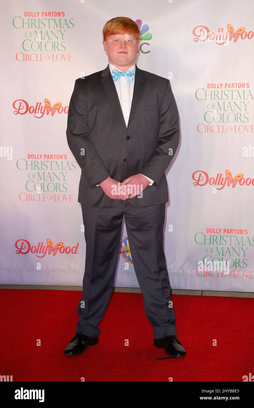 Forrest Deal attending 'Dolly Parton's Christmas of Many Colors: Circle ...