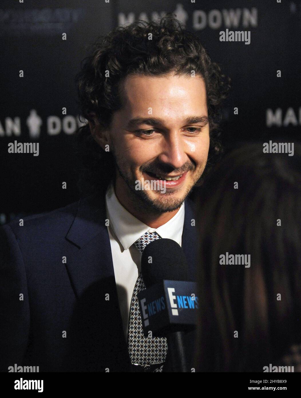 Shia LaBeouf attending the 'Man Down' Los Angeles Premiere held at ...