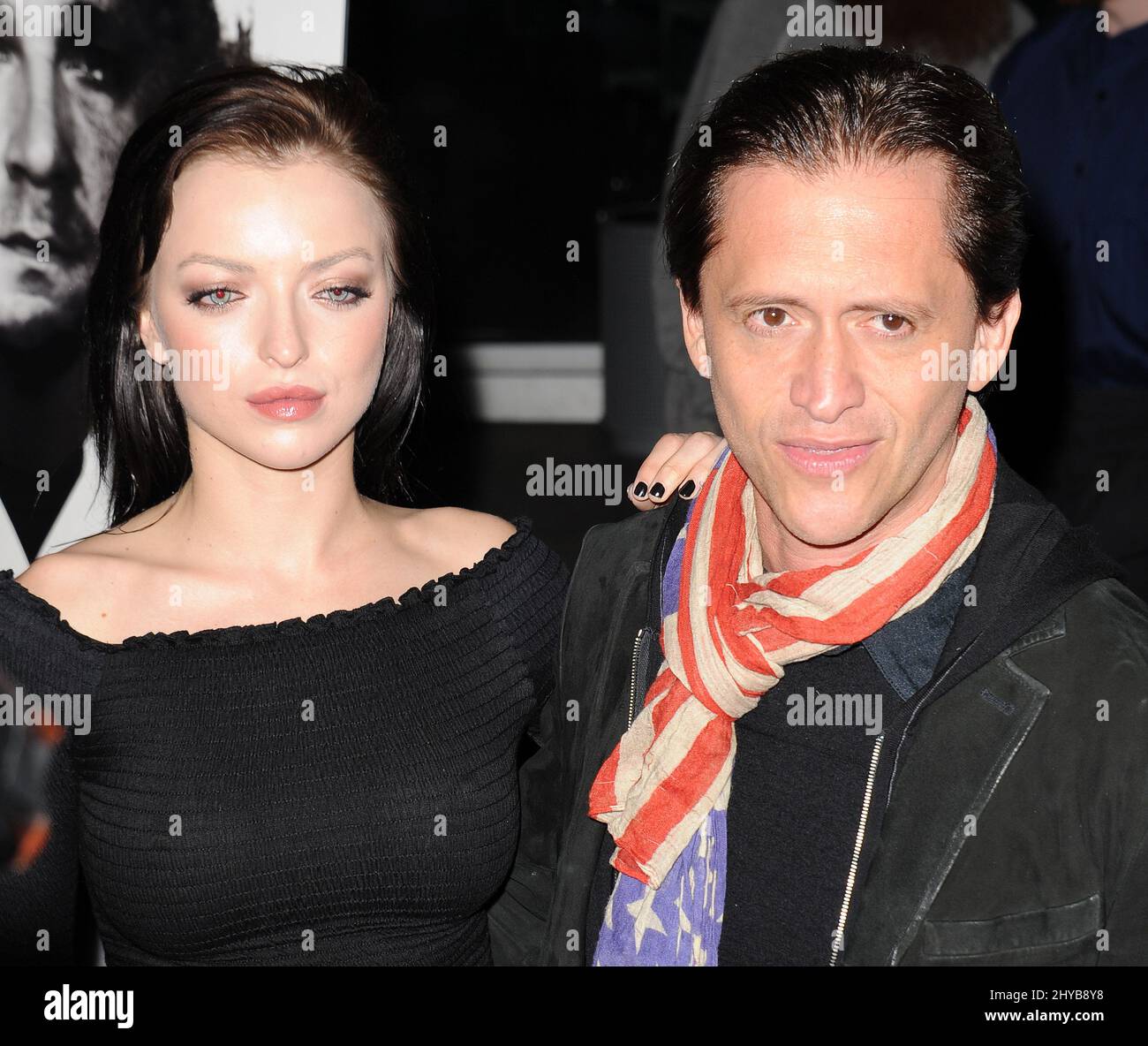 Clifton Collins Jr., Francesca Eastwood attending the 'Man Down' Los ...