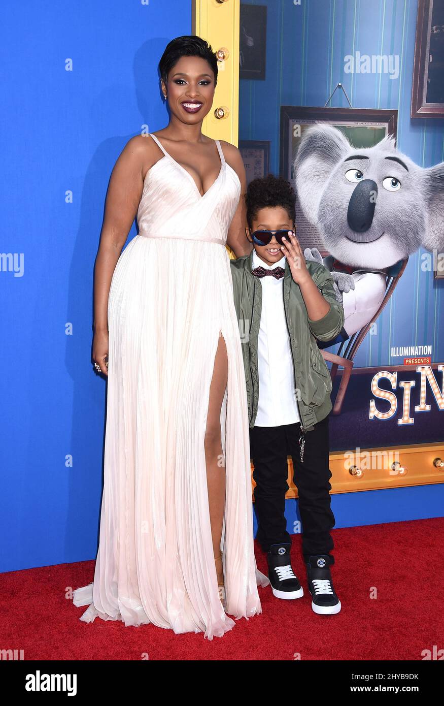 Jennifer Hudson and David Daniel Otunga Jr. attending Universal Picture ...