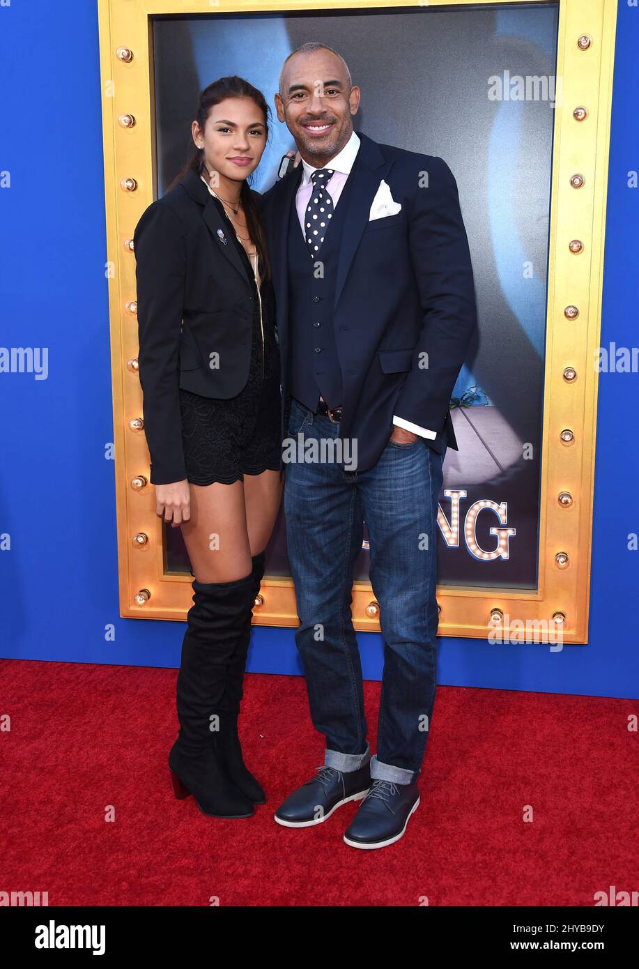 Harvey Mason Jr. attending Universal Picture's world premiere of "Sing ...