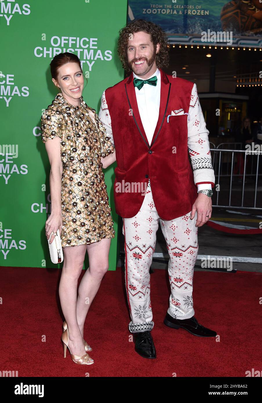 T.J. Miller and Kate Gorney attends the Los Angeles Premiere of 'Office ...