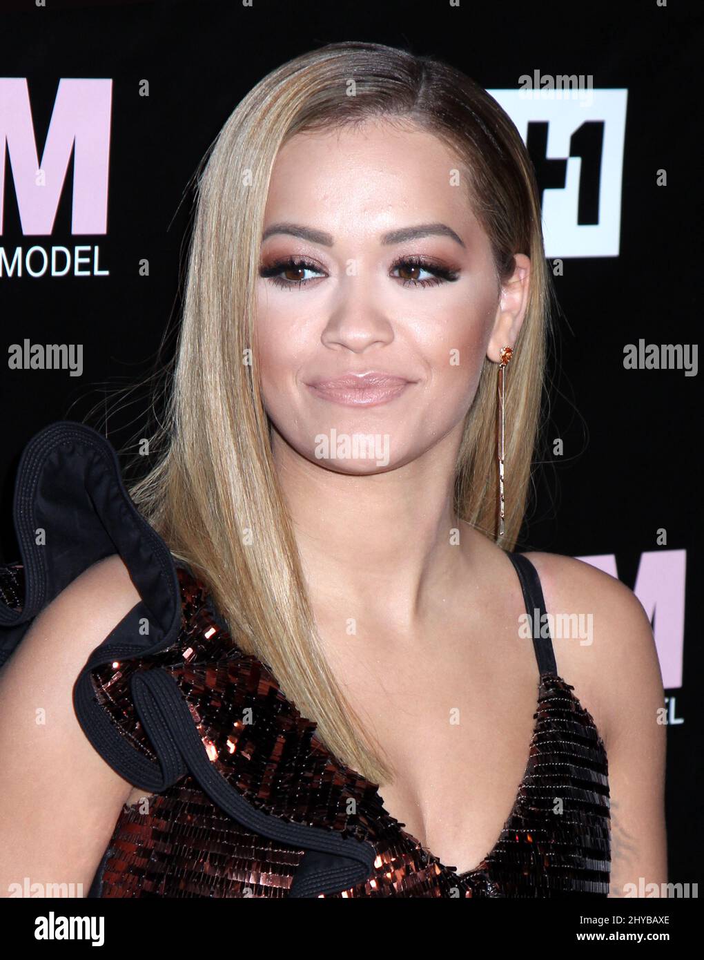 Rita Ora attending America's Next Top Model Premiere Party Stock Photo ...