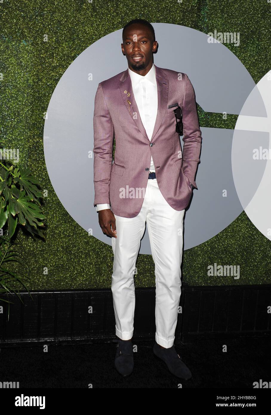 Usain Bolt arriving for the 2016 GQ Man Of The Year Party held at ...