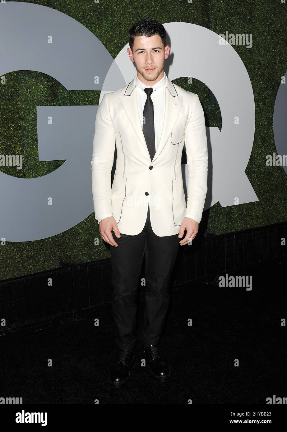 Nick Jonas arriving for the 2016 GQ Man Of The Year Party held at ...