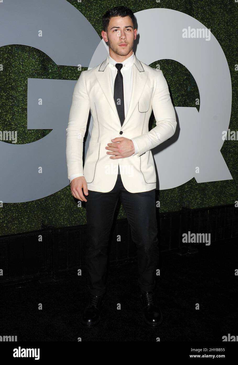 Nick Jonas arriving for the 2016 GQ Man Of The Year Party held at ...