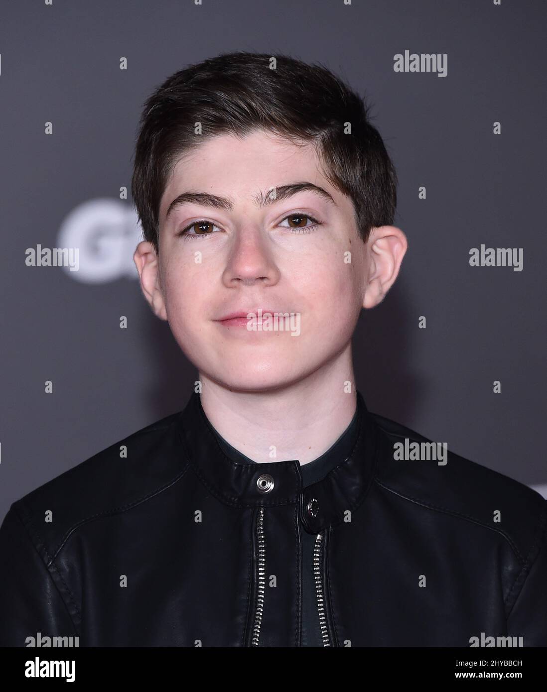 Mason Cook arriving at Lucasfilm's "Rogue One: A Star Wars Story" world ...