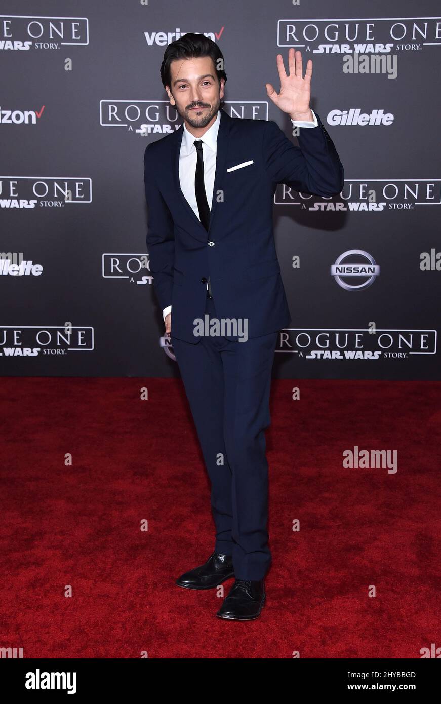 Diego Luna arriving at Lucasfilm's "Rogue One: A Star Wars Story" world ...