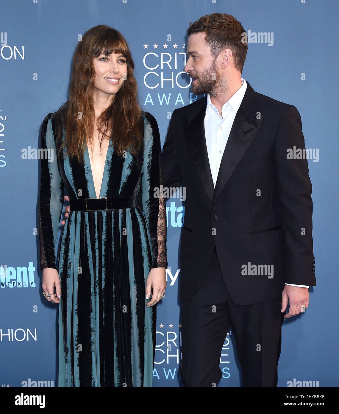 Jessica Biel, Justin Timberlake attends the 22nd Annual Critics' Choice ...