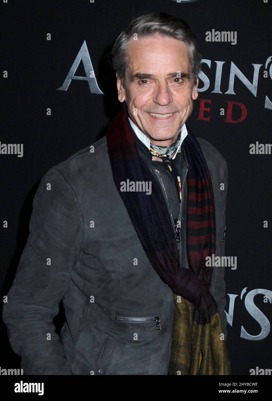 Jeremy Irons 'Assassin's Creed' New York Premiere Held at the AMC ...