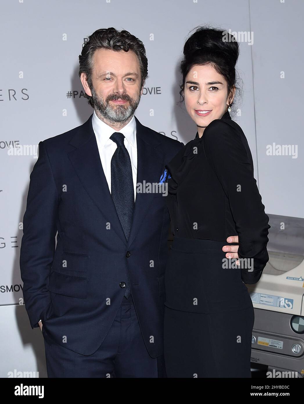 Michael Sheen and Sarah Silverman attending the 'Passenger' World ...