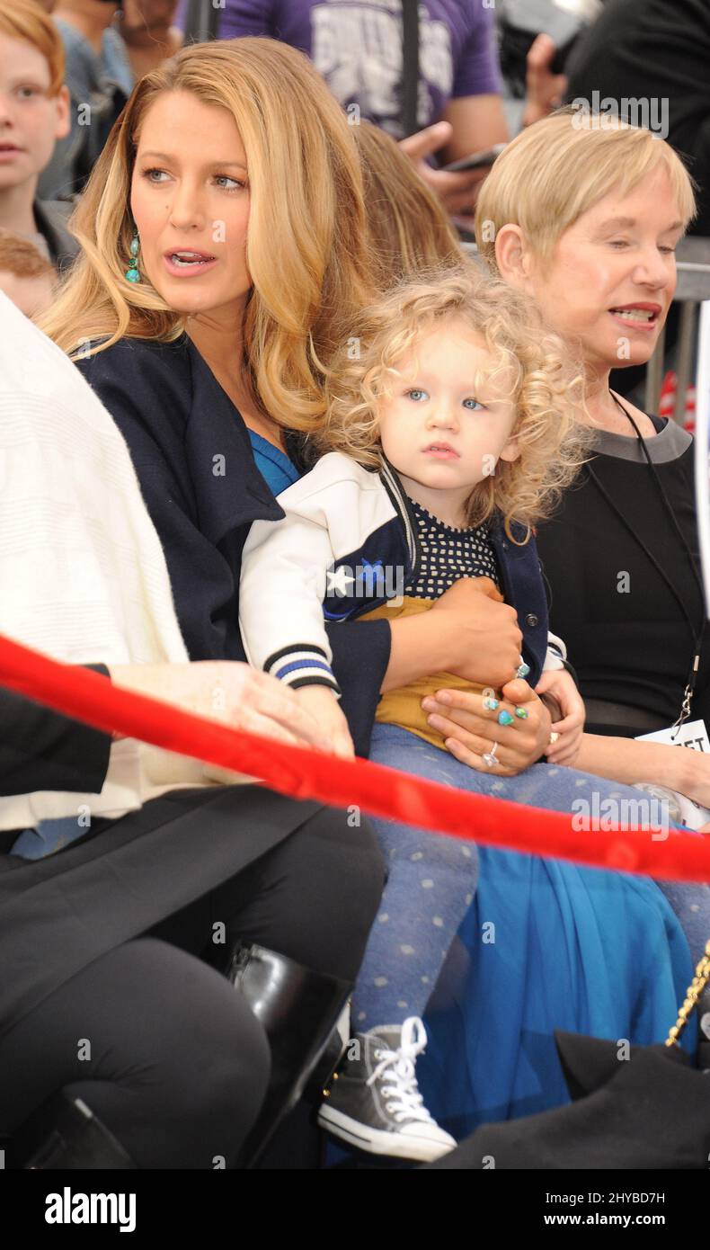Blake Lively, James Reynolds during Ryan Reynolds Hollywood Star ...