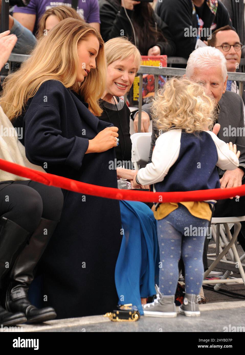 Blake Lively, James Reynolds during Ryan Reynolds Hollywood Star ...