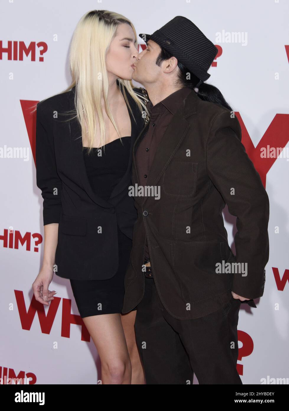 Courtney Anne Mitchell and Corey Feldman attends the world Premiere of ...