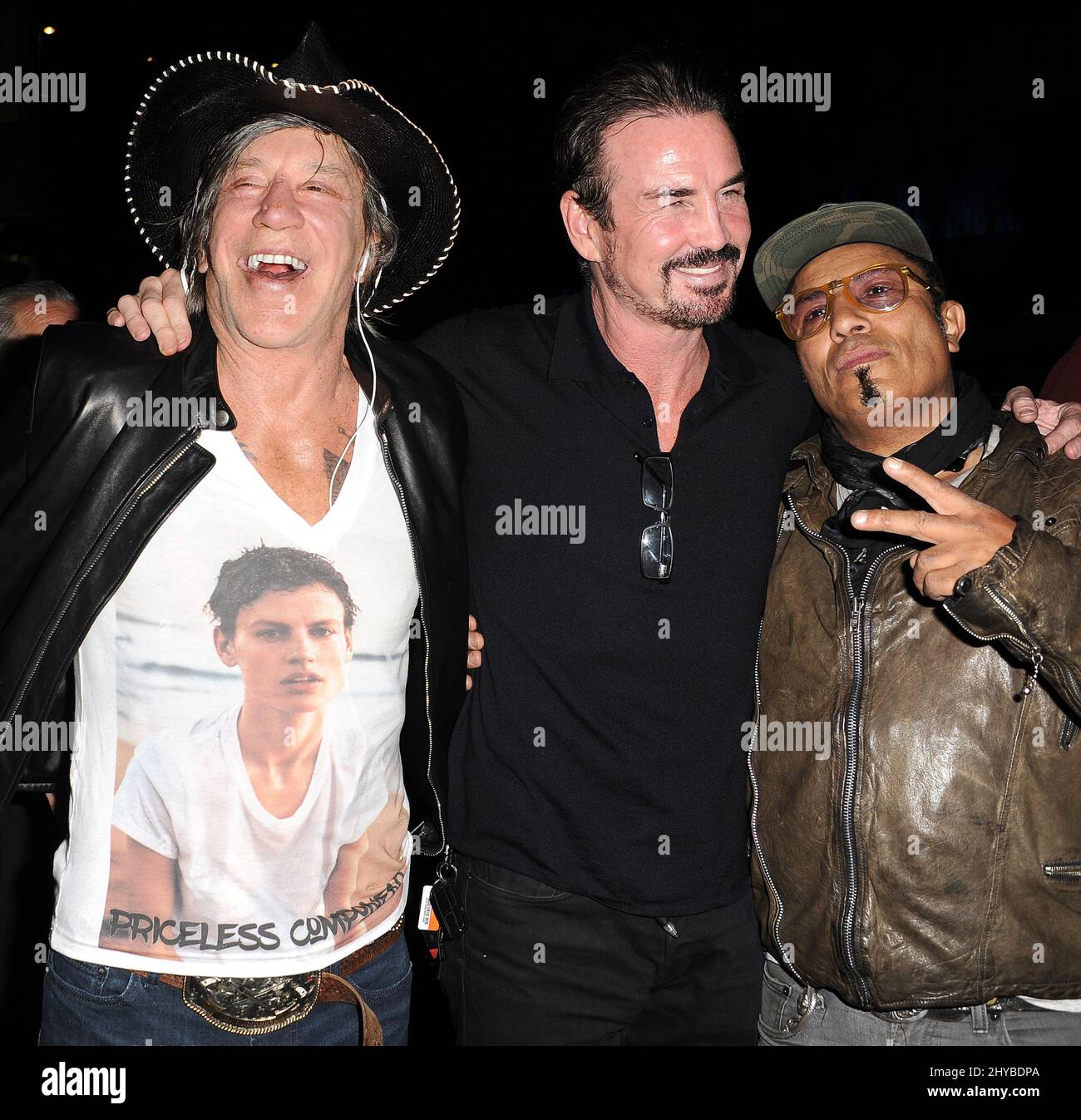 Mickey rourke gary strectch attending screening fathers eyes hi-res ...