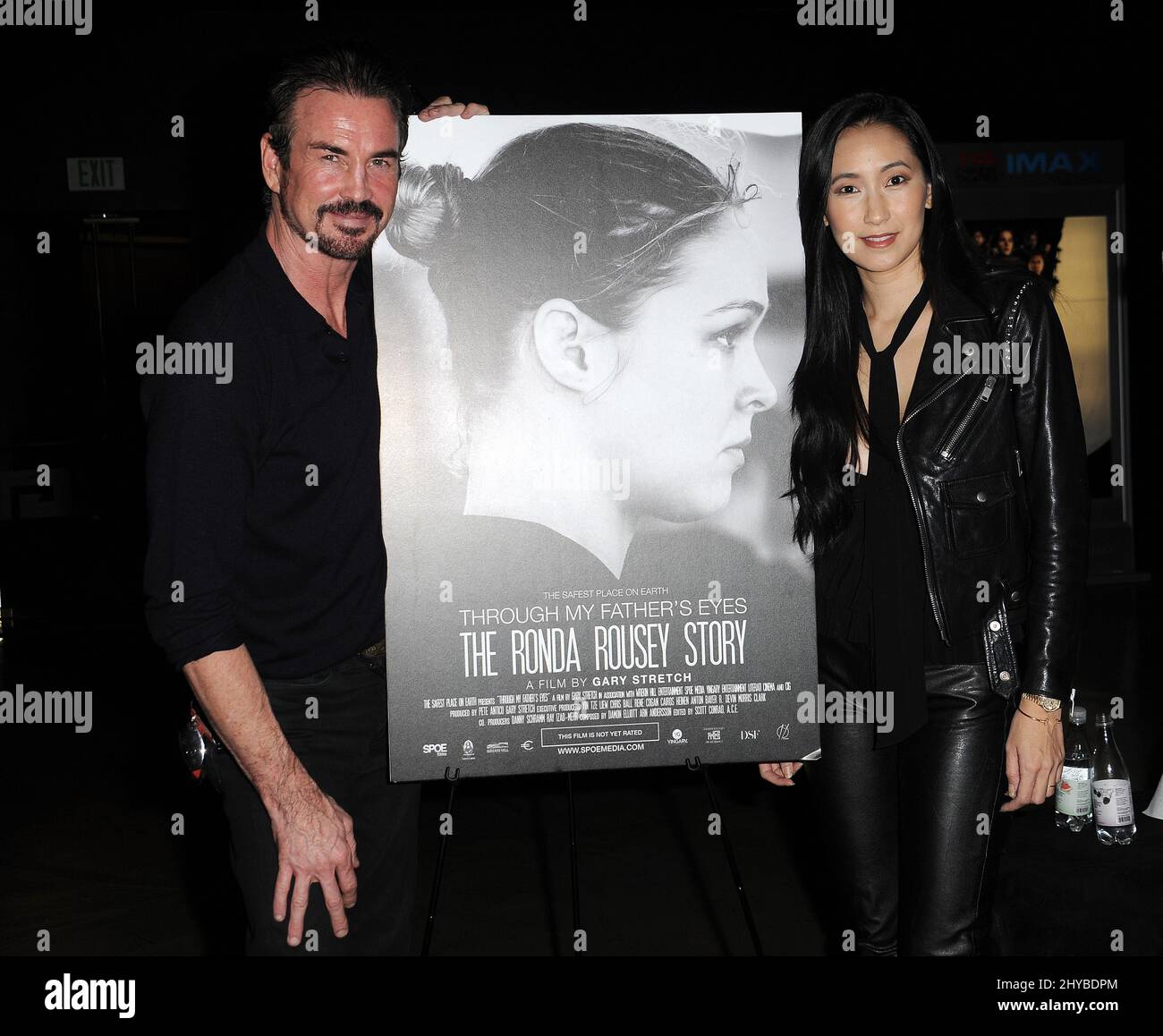 Gary Strectch, Yin Tze Liew attending a screening of Through My Father ...