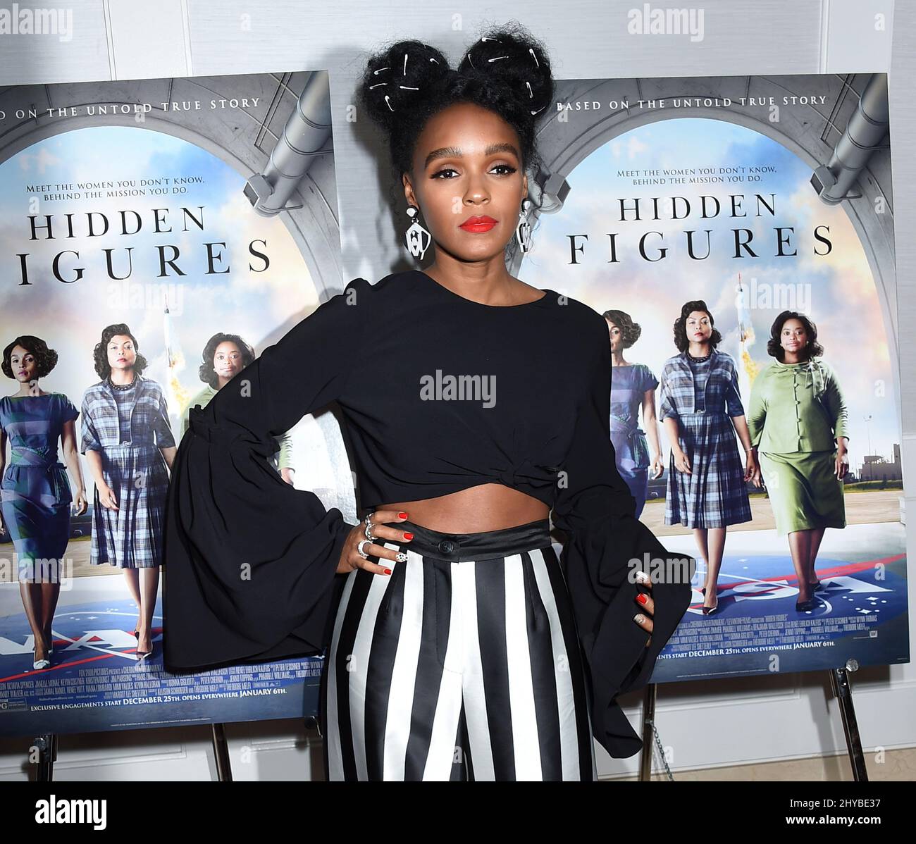 Janelle Monae arrives at 'Hidden Figures' Special Screening held at The ...