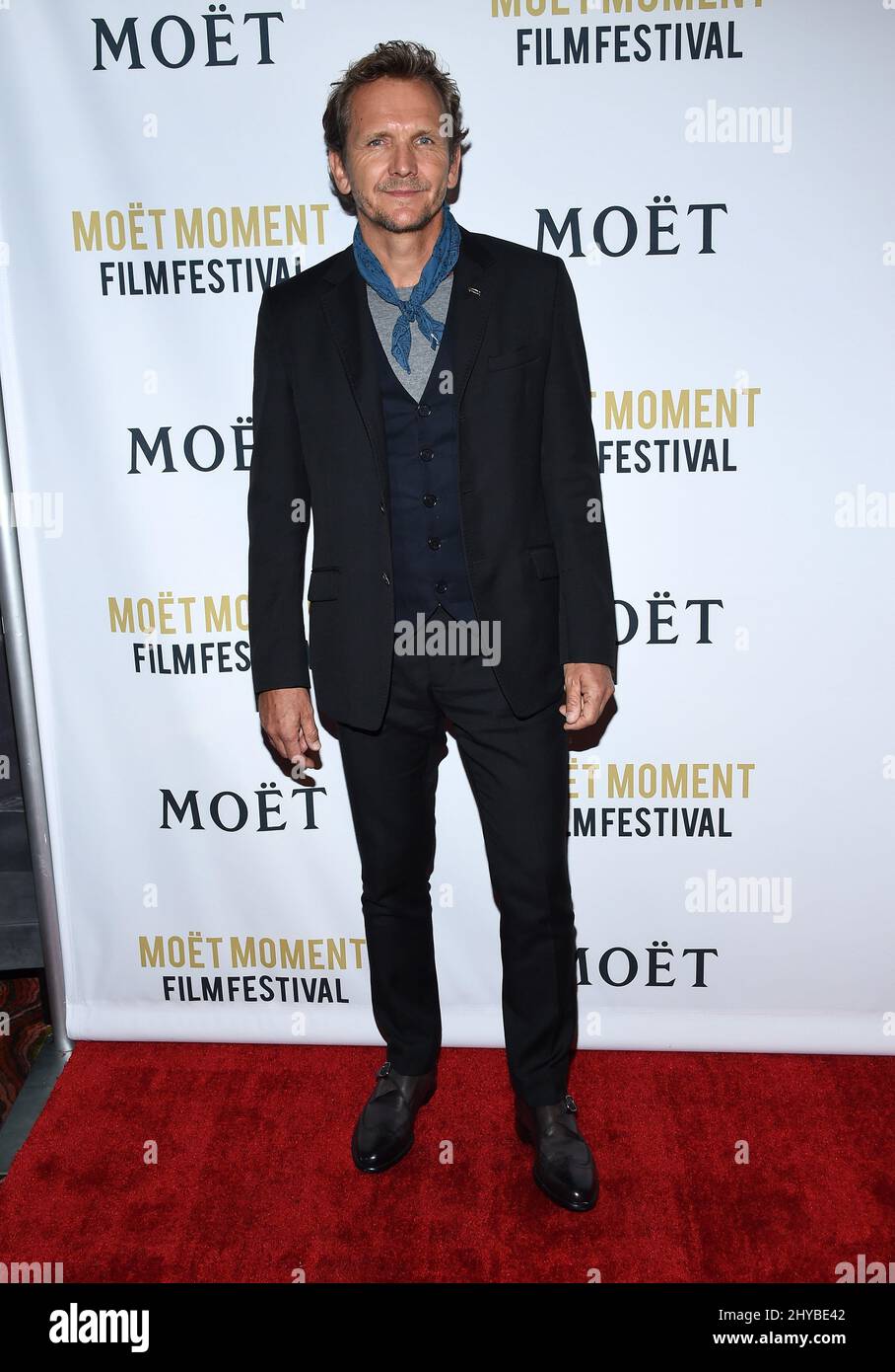 Sebastian Roche arrives at the 2nd Annual Moet Moment Film Festival an ...