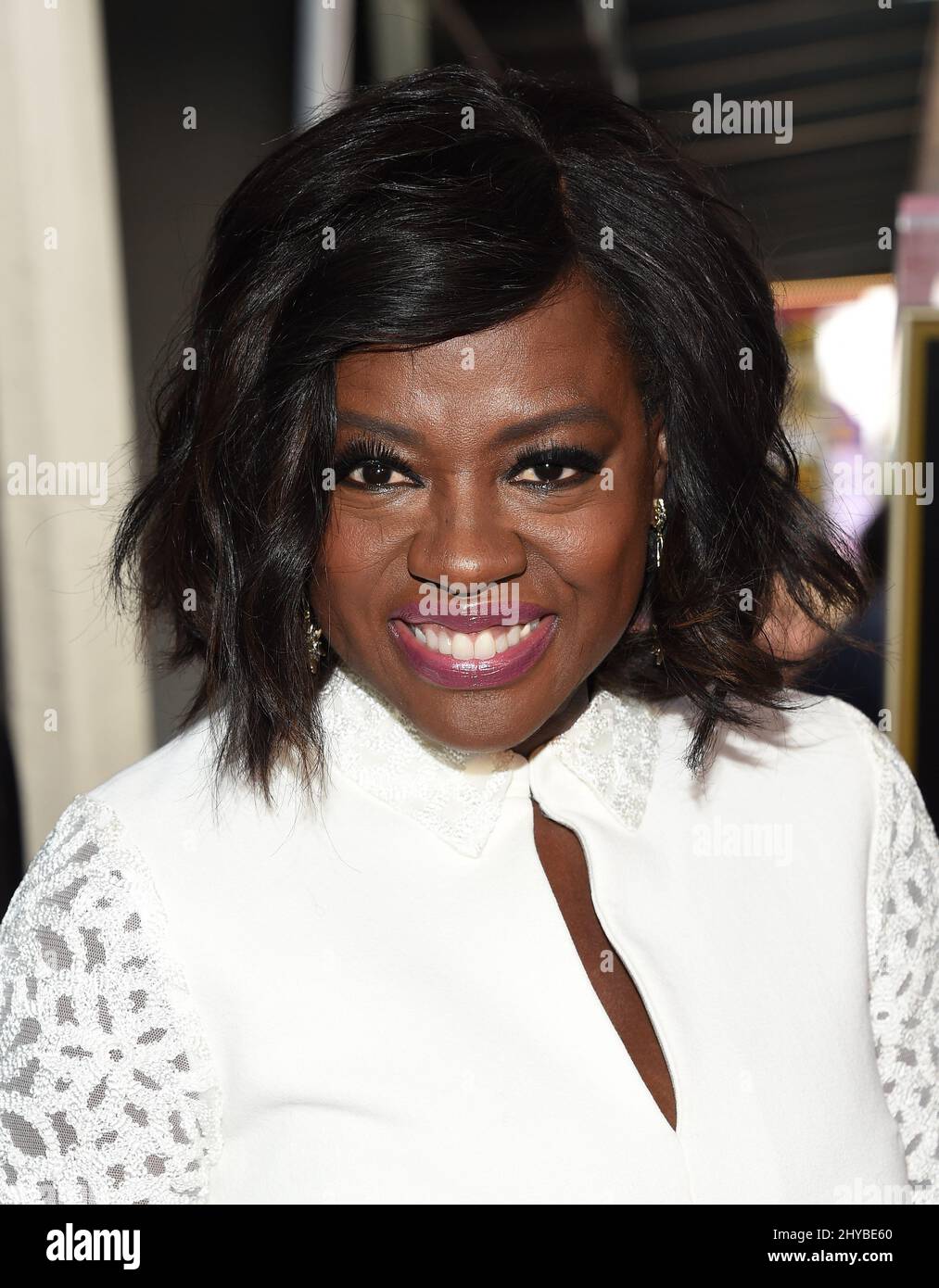 Viola Davis at the Viola Davis Star on the Hollywood Walk of Fame ...