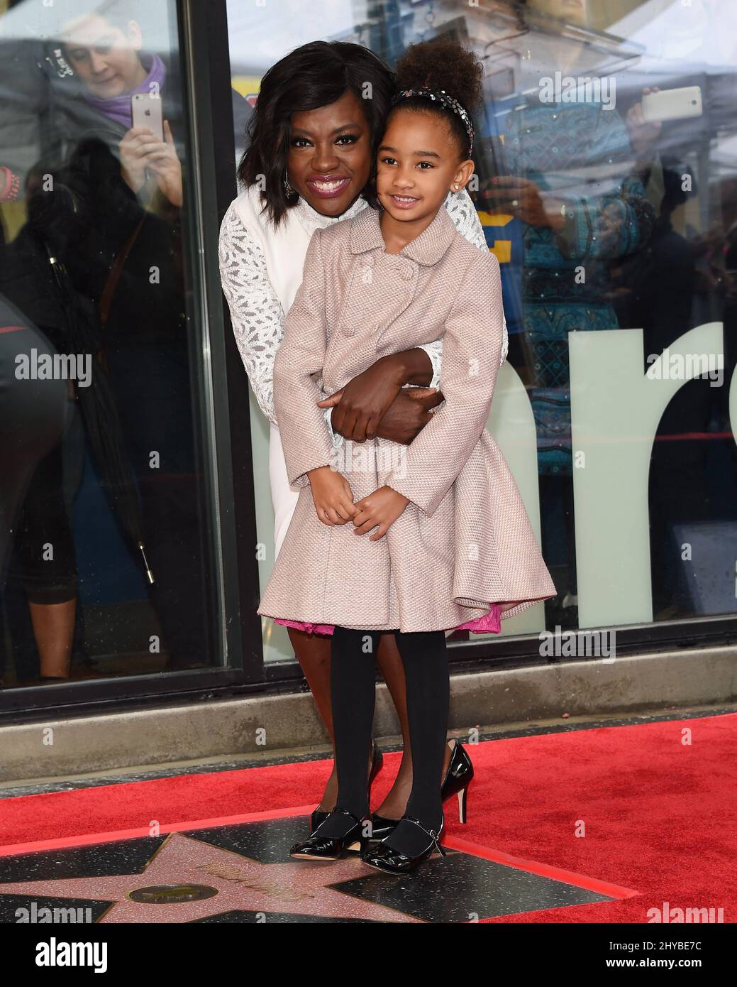Viola Davis and Genesis Tennon at the Viola Davis Star on the Hollywood ...