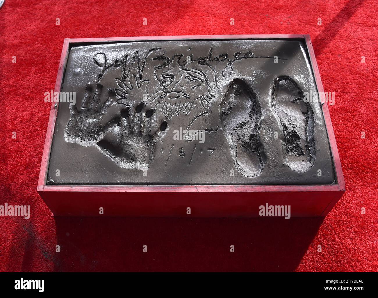 Jeff Bridges attending Jeff Bridges' Hand & Foot Print Ceremony held at ...