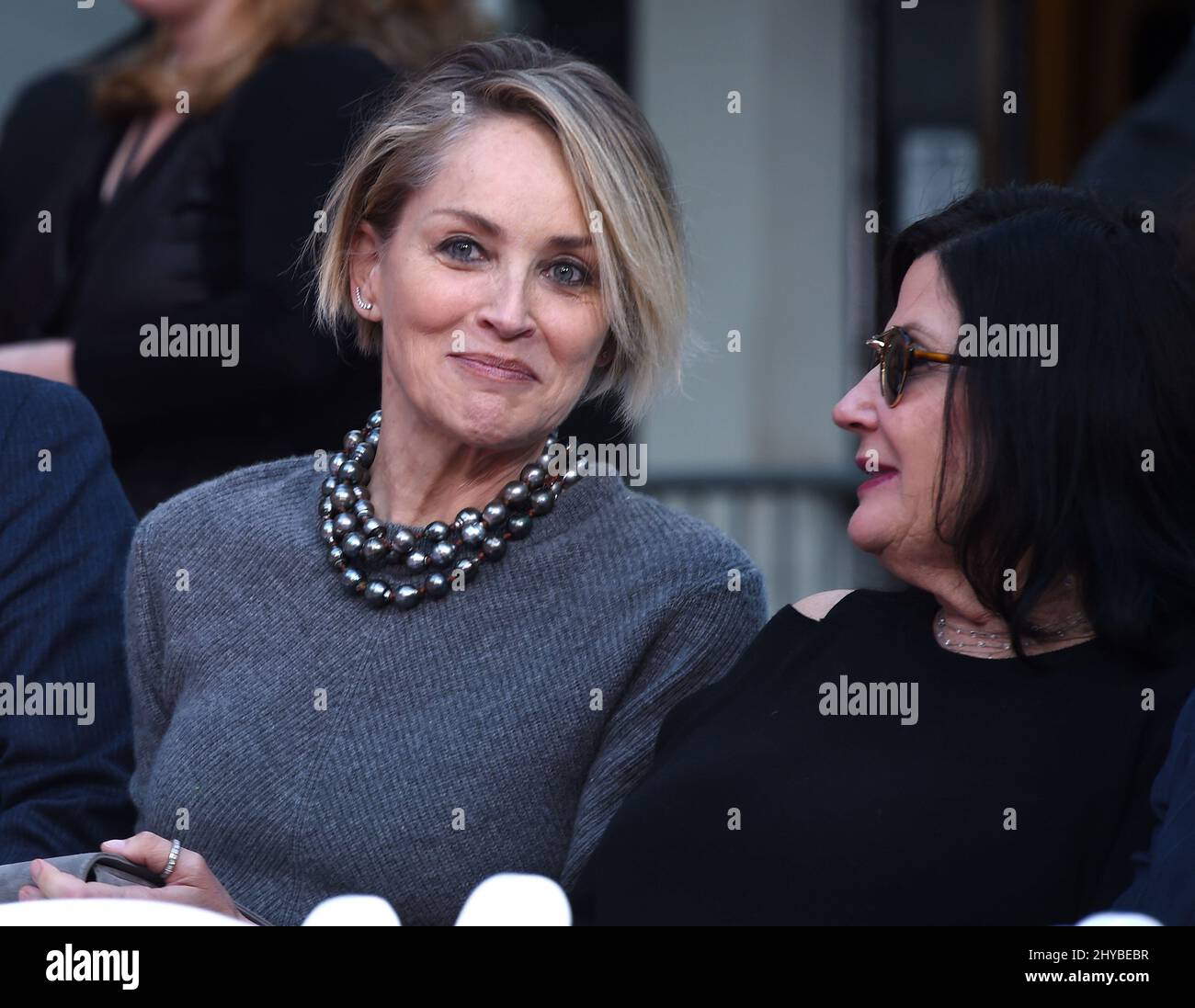 Sharon Stone attending Jeff Bridges' Hand & Foot Print Ceremony held at ...