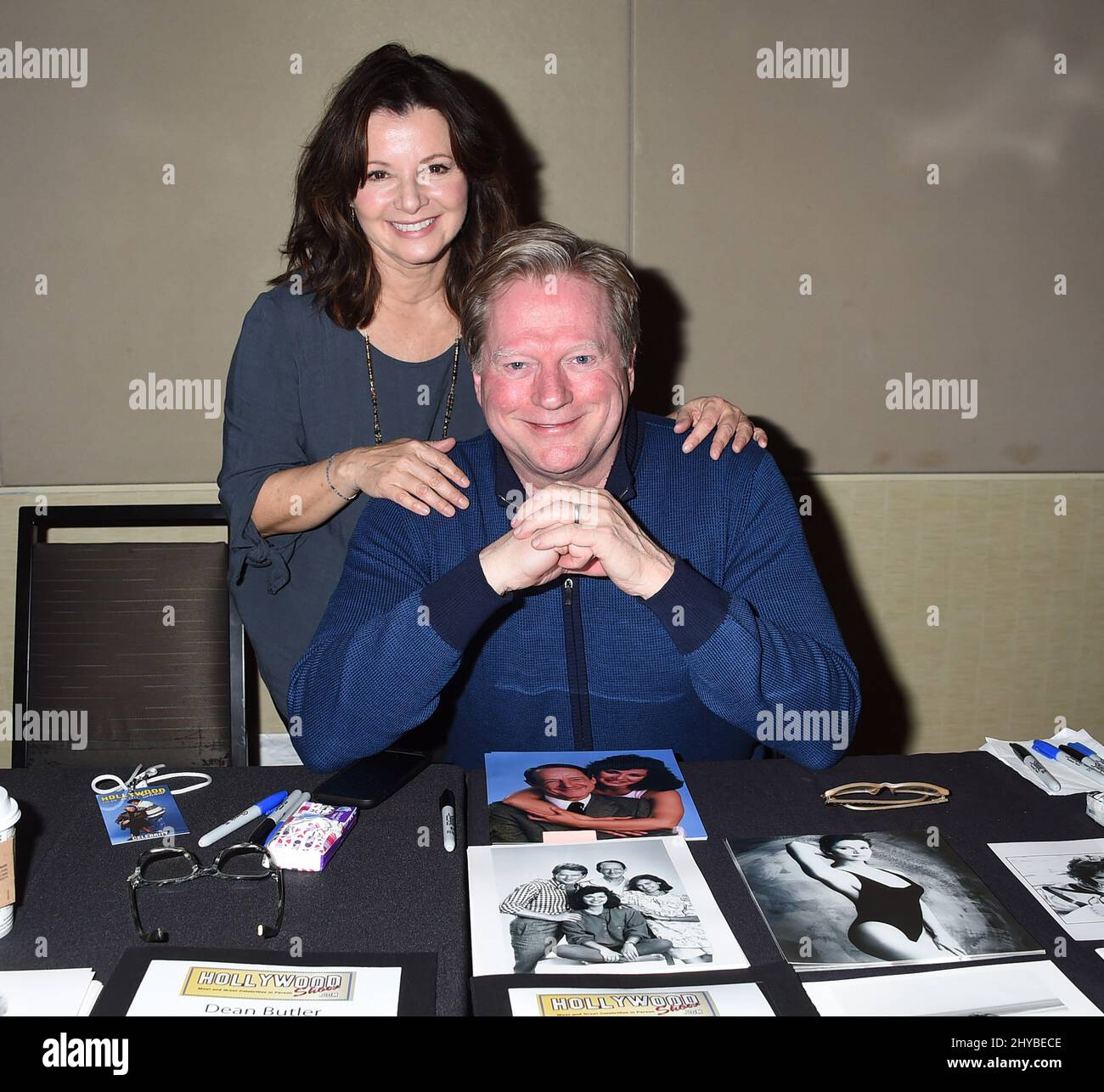 Caryn Richman and Dean Butler at The Hollywood Show, where fans meet ...