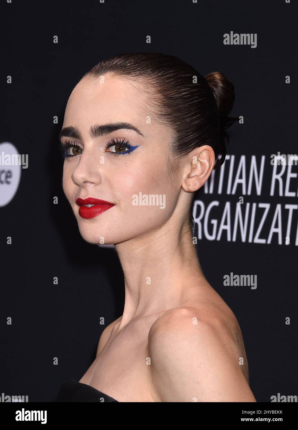 Lily Collins attends The Sean Penn & Friends 'Haiti Rising' Gala ...