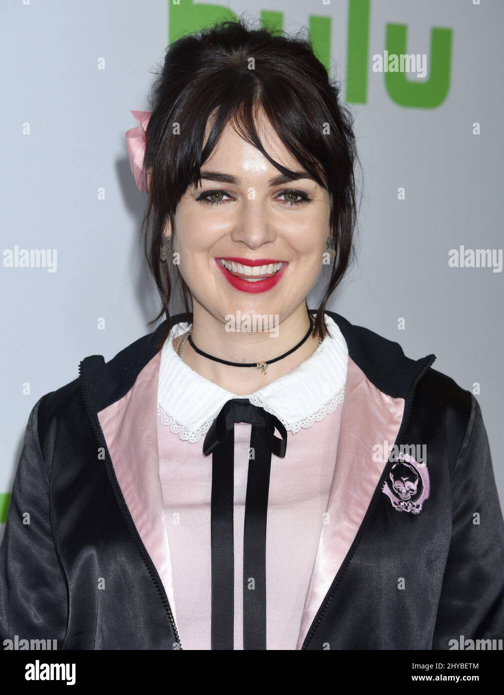 Emily Barclay attends Hulu's TCA All Stars Party held at the Langham ...