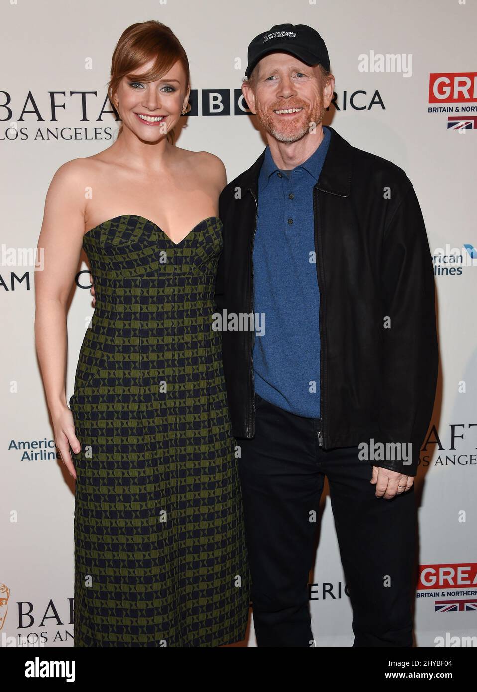 Bryce Dallas Howard and Ron Howard attending the BAFTA Tea Party 2017 ...