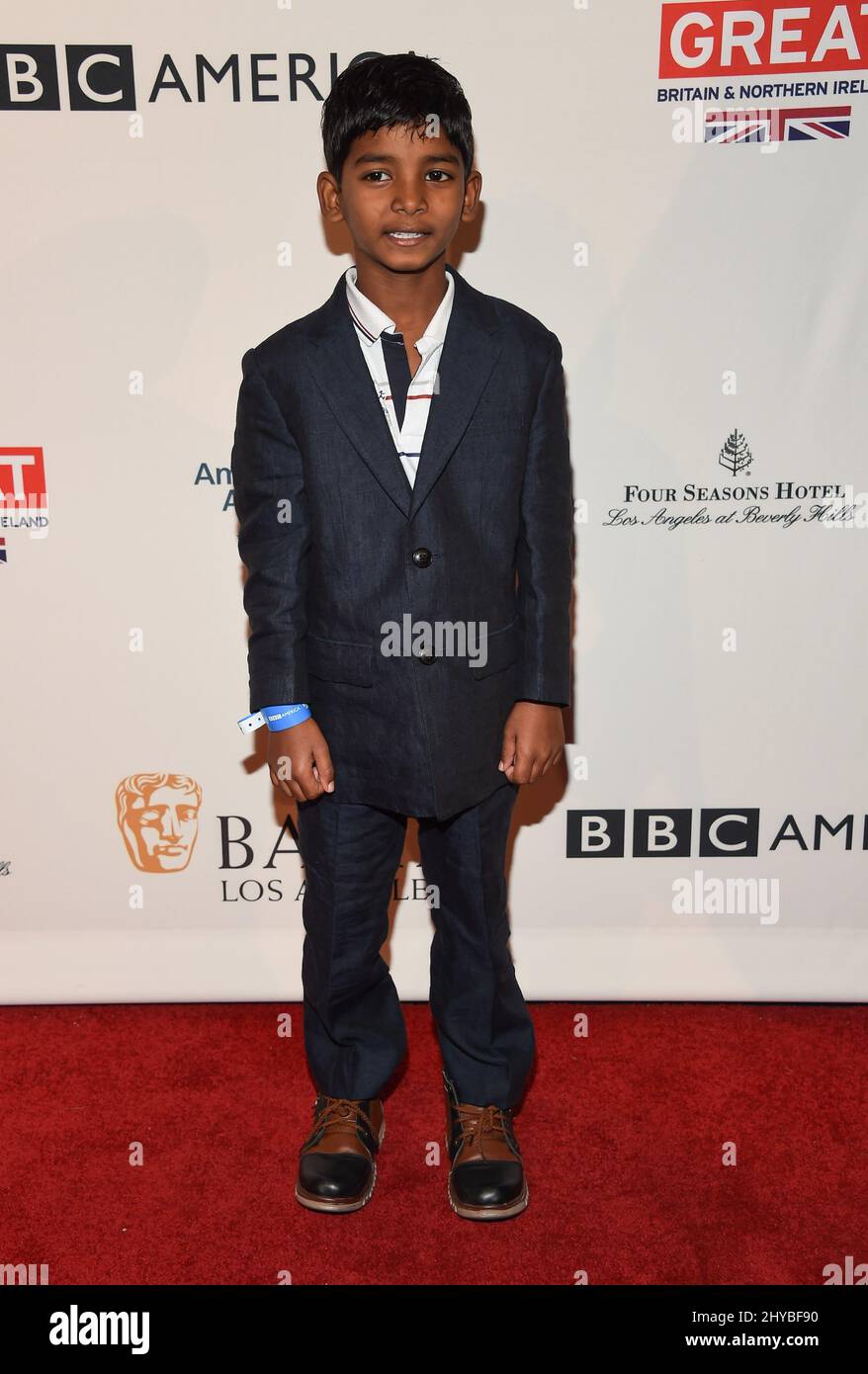 Sunny Pawar attending the BAFTA Tea Party 2017 in Los Angeles ...