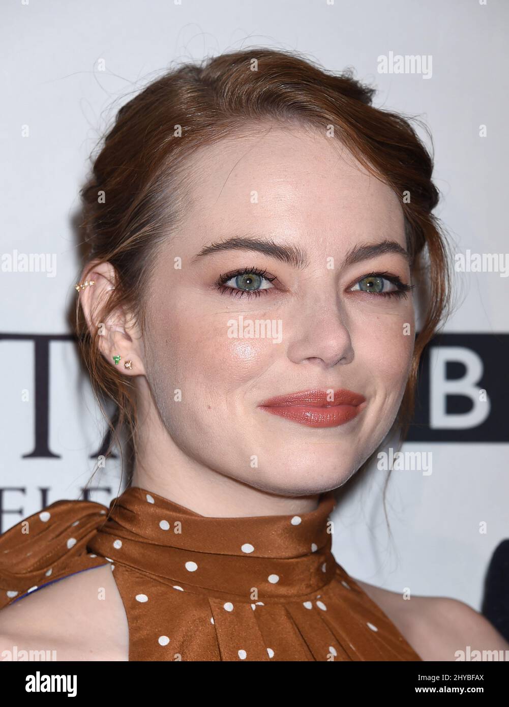 Emma Stone attending the BAFTA Tea Party 2017 in Los Angeles ...