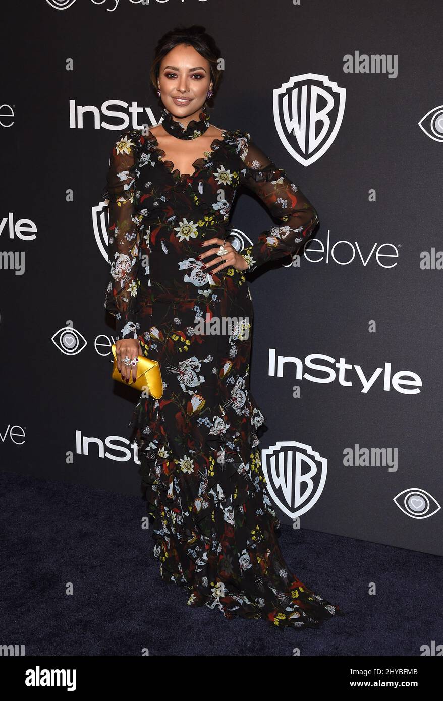 Kat Graham attending the 74th Annual Golden Globe Awards InStyle and ...