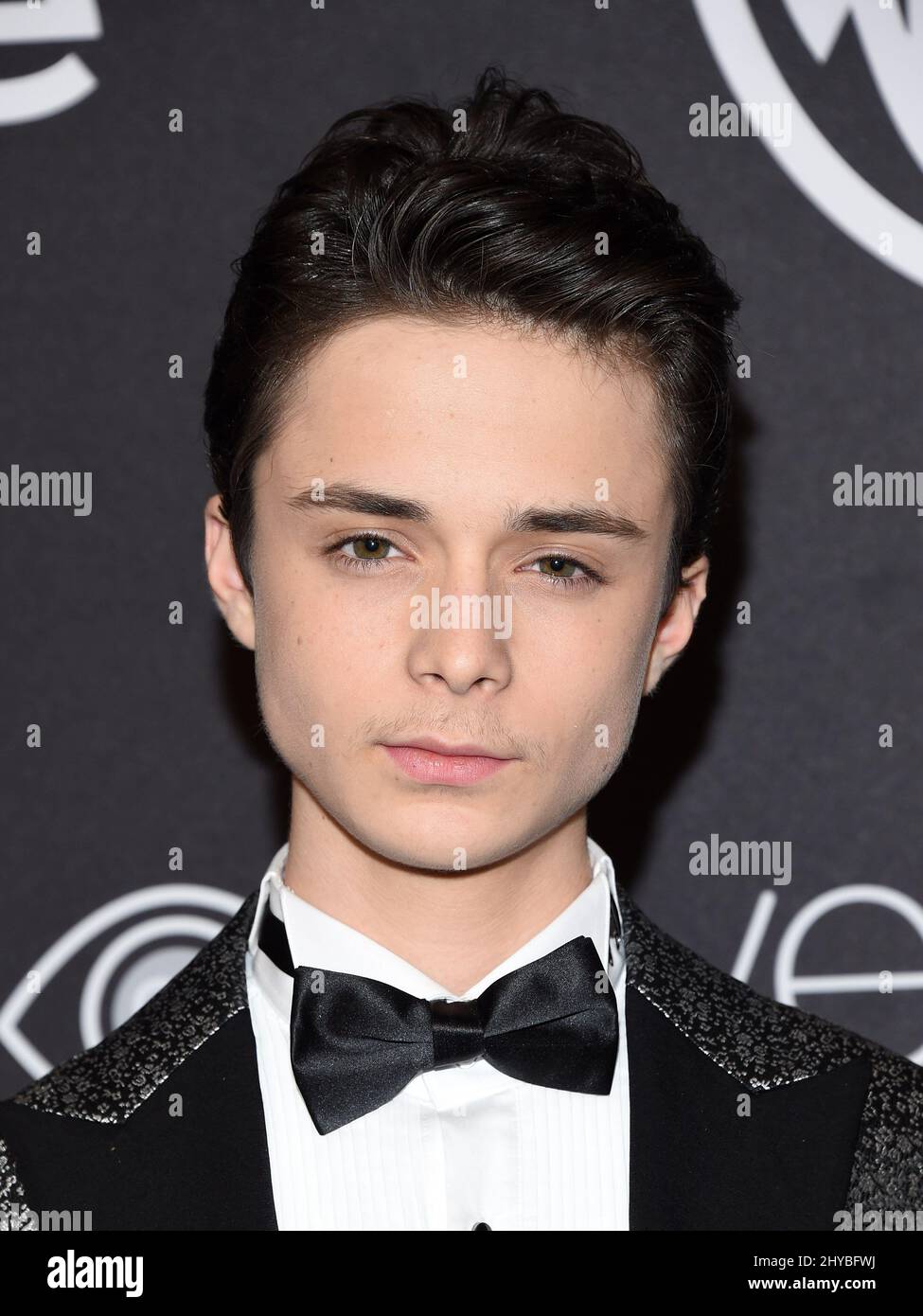 Lucas Jade Zumann attending the 74th Annual Golden Globe Awards InStyle ...