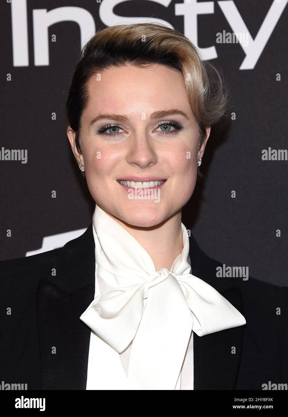 Evan Rachel Wood attending the 74th Annual Golden Globe Awards InStyle ...