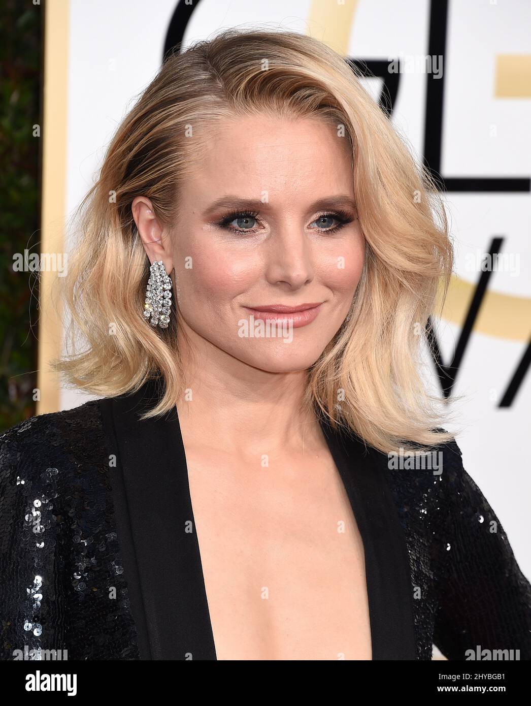 Kristen Bell attending the 74th Annual Golden Globe Awards held at the ...