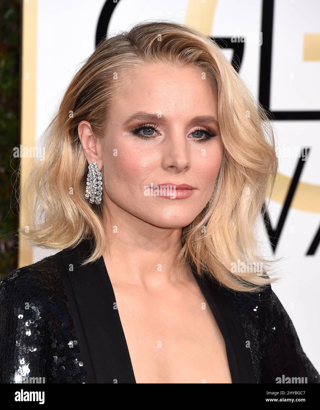 Kristen Bell attending the 74th Annual Golden Globe Awards held at the ...