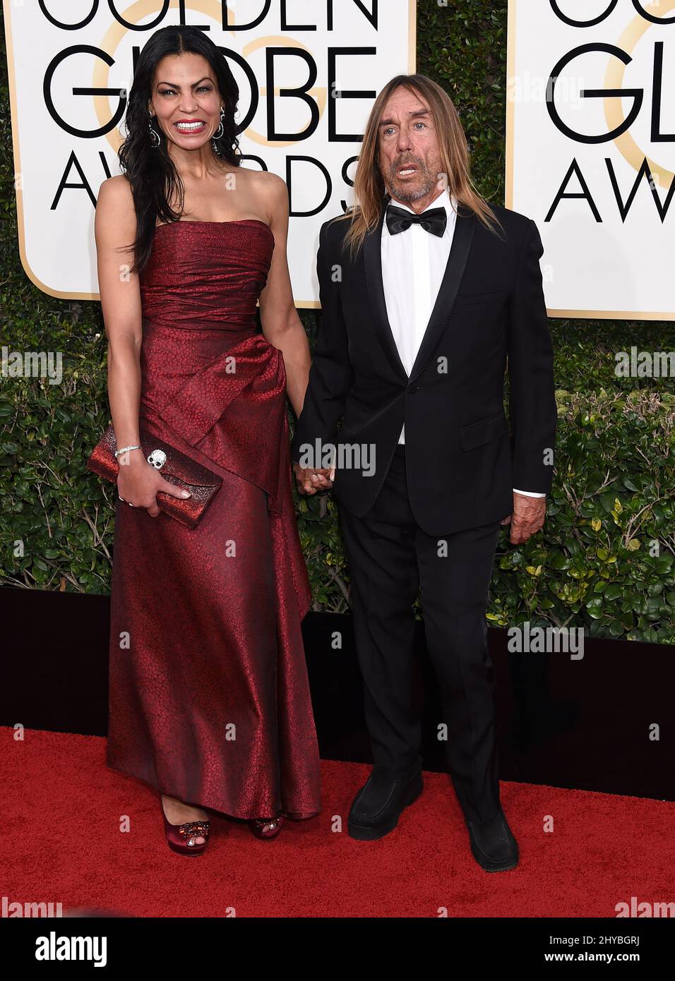 Iggy Pop attending the 74th Annual Golden Globe Awards held at the ...