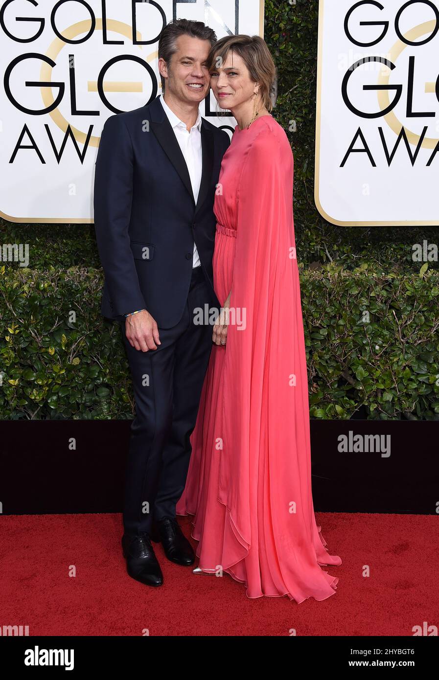 Timothy Olyphant and Alexis Knief attending the 74th Annual Golden ...