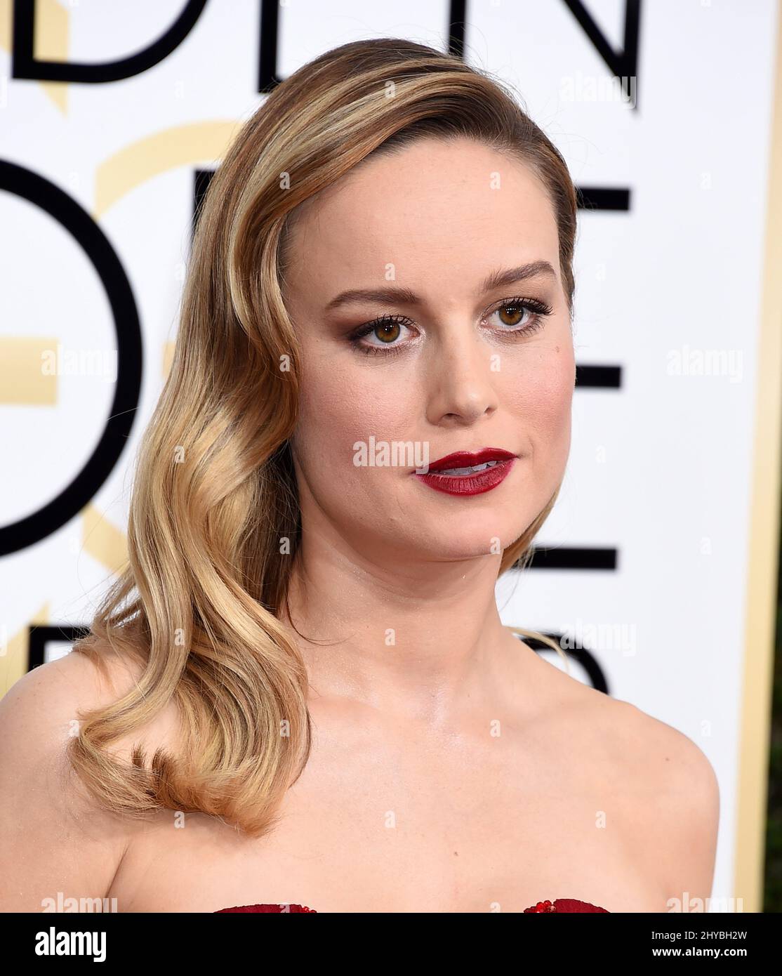 Brie Larson attending the 74th Annual Golden Globe Awards held at the ...