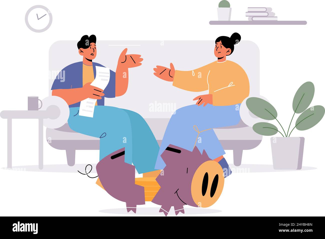 Burden cartoon hi-res stock photography and images - Alamy