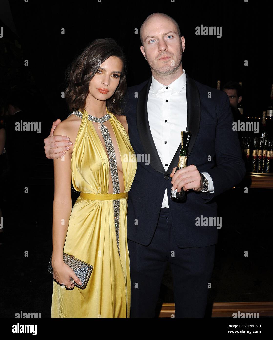 Emily Ratajkowski, Jeff Magid attending the The Weinstein Company ...