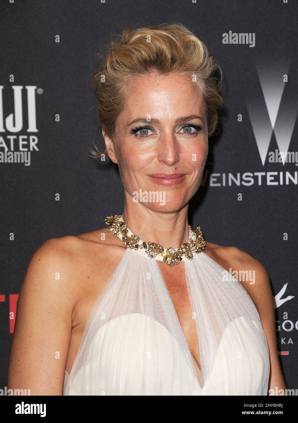 Portrait head shot headshot gillian anderson hi-res stock photography ...