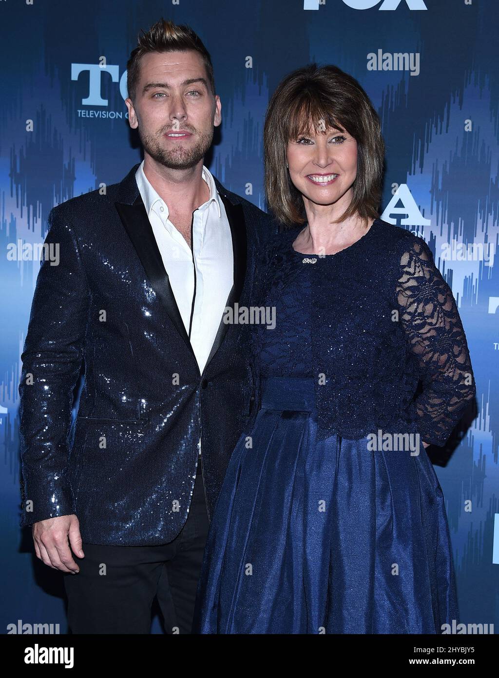Lance Bass and Diane Bass attends FOX Winter TCA All Star Party 2017 ...