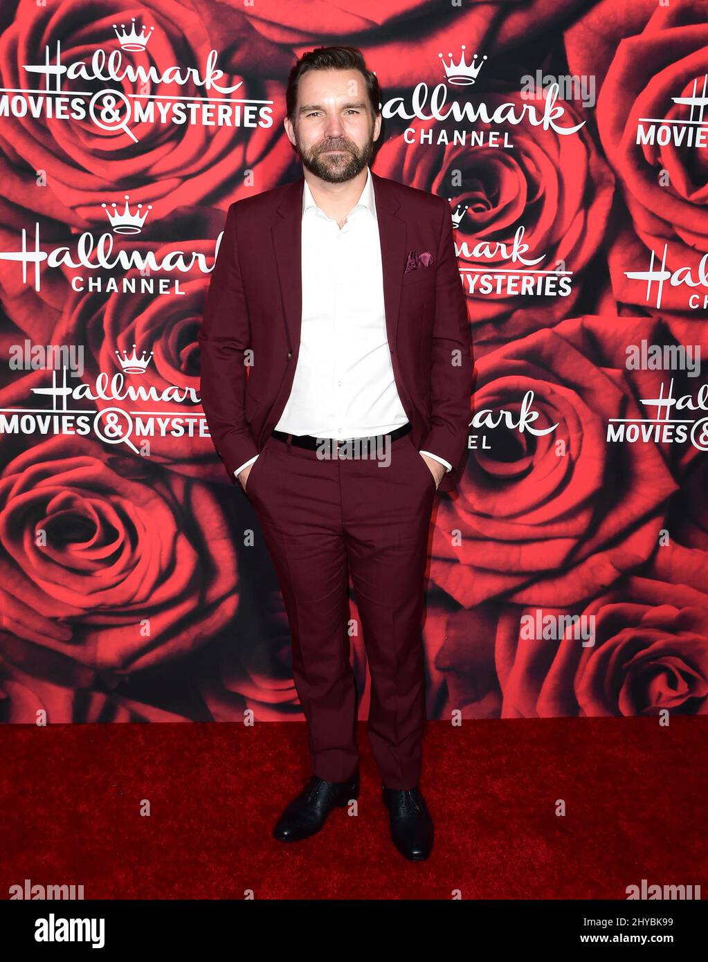 Geoff Gustafson attending the Hallmark Channel and Hallmark Movies ...